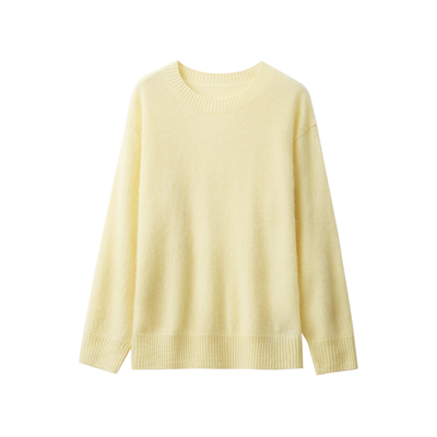100羊绒拉绒柔糯可人百搭针织衫