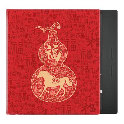 适用文石leaf5马上有钱3新年poke6本命年5s小白马p6pro小阅读器tab8c磁吸Note电子书BOOX保护套Air4C电纸书壳