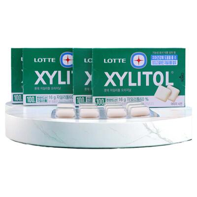 韩国进口乐天木糖醇口香糖16g