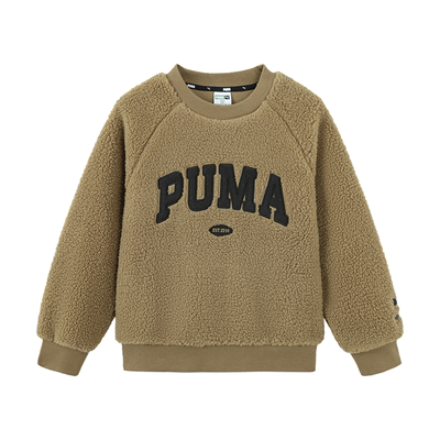 PUMA彪马儿童卫衣羊羔绒加厚保暖