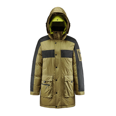 君羽户外鹅绒羽绒服男中长款