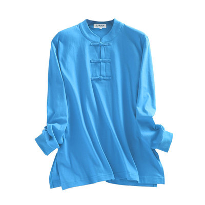 春秋长袖太极t恤M太极服全棉武术