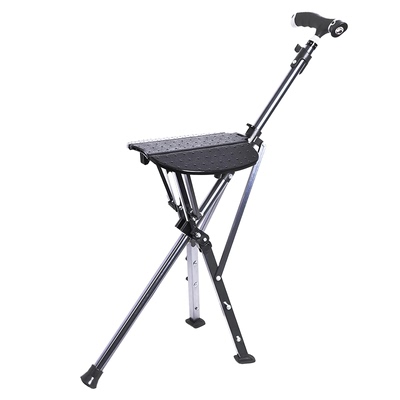 安扶森一键速开拐杖凳可发顺丰