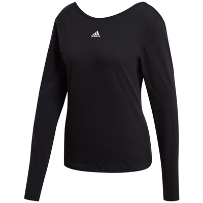 Adidas/阿迪达斯正品PB LONGSLEEVE W 女子低圆领长袖T恤 GT5668