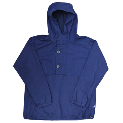 卫衣正蓝屋连帽宽松日本制造蓝染