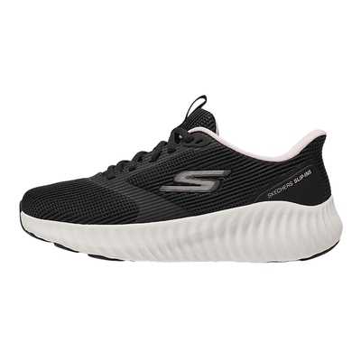 Skechers斯凯奇夏季女士休闲运动鞋透气舒适跑步鞋 129370/BKLP