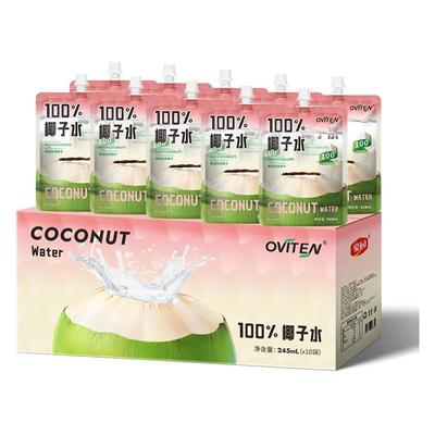 豪园100%椰子水245ml*10袋