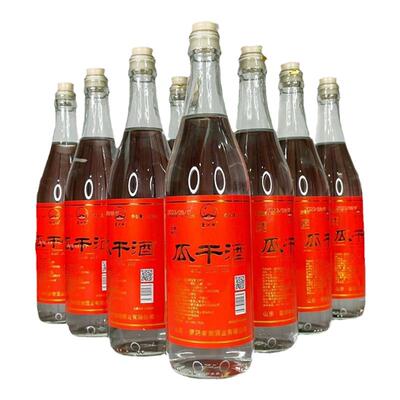 山东瓜干酒山东临沂地瓜干酒山东红薯干蒸馏酒白酒整箱大集网红款