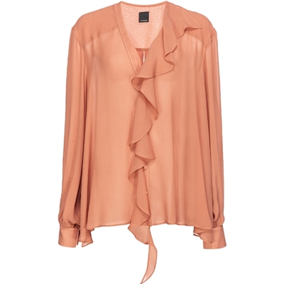 新款轻薄休闲宽松雪纺衫