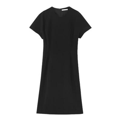 四季直筒短袖连衣裙通勤OVV