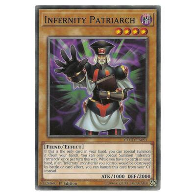 游戏王 美英一刷 COTD-EN091N 永火主教 D3B