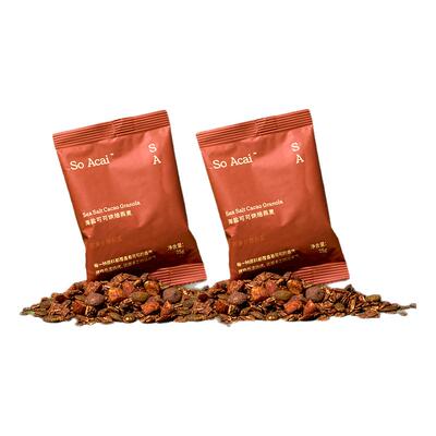 【U先试用】soacai海盐可可烘焙燕麦25g*2 麦片独立小包装