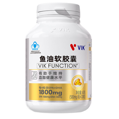 逢时VIK深海鱼油97%高纯度omega3