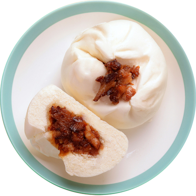 叉烧包广式茶点心速冻食品早餐