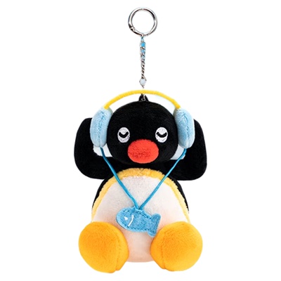 VEF Pingu系列毛绒挂件玩偶公仔包包装饰钥匙扣挂饰小礼物