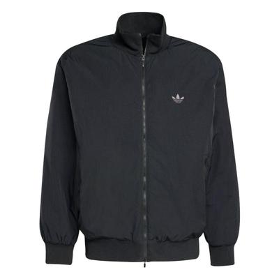 adidas 阿迪达斯三叶草男子运动休闲立领飞行员外套棉服JX7783