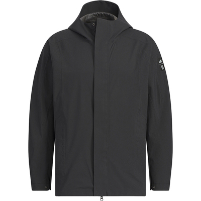 阿迪达斯男士防风连帽冲锋衣