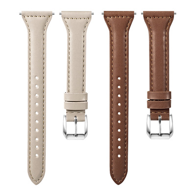 适用于oppowatchx2mini表带真皮小蛮腰OPPO手表WatchX2 Mini皮带腕带全智能旗舰表质感高级女款时尚细款新款