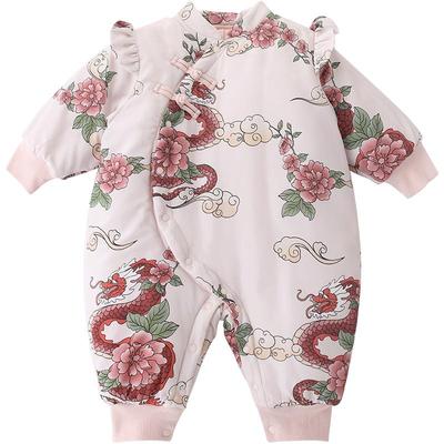 汉宫优品冬季女宝宝国风连体衣