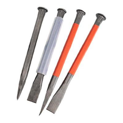 开拓石工凿扁头尖头水泥特钢