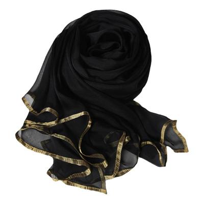 韩国冬季纯色长款披肩真丝围巾