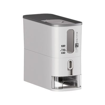 日本按压式自动出米定量密封米桶