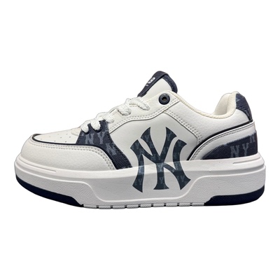 MLB张凌赫同款男女韩系复古板鞋2025新款老花增高学长鞋3ASXM056N