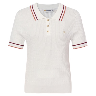 清凉透气复古优雅短袖针织衫