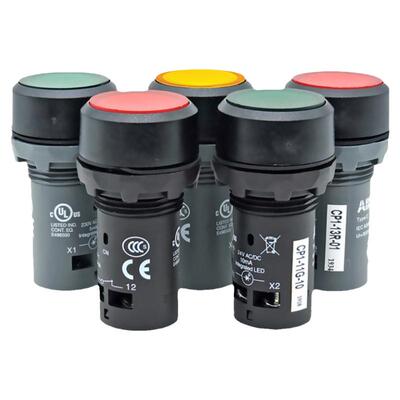 ABB指示灯自复位按钮开关