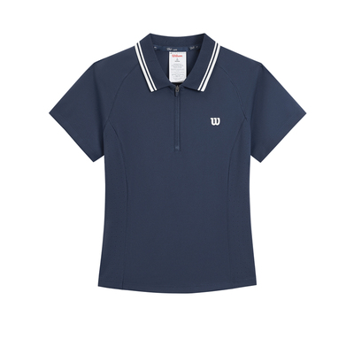 【红土赛季系列】Wilson威尔胜26年夏季女士凉感网球运动短袖POLO