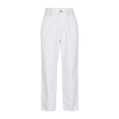 婉甸云白色丹宁长裤百搭风牛仔裤