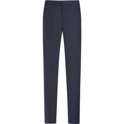 LAMPO/蓝豹羊毛蓝色西裤