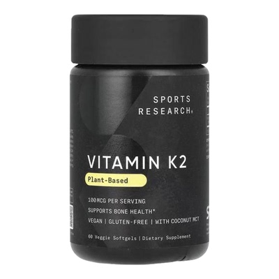 Sports Research维生素K2(MK7)植物基支持骨骼健康易吸收血管健康
