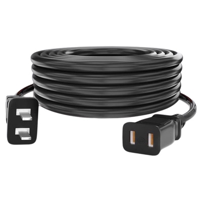 两脚延长线大功率接线板电源线插排电车充电插线板2500W插头插座