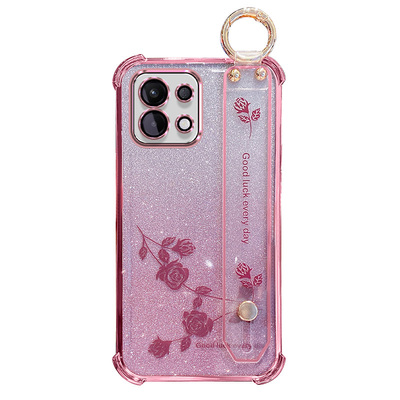 适用oppoA6手机壳玫瑰花腕带款