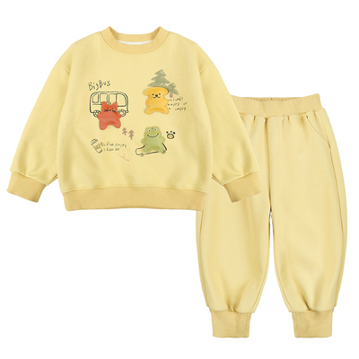 儿童运动套装男童春装衣服开春穿搭男孩2026新款卫衣童装时髦洋气