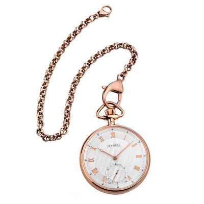 海鸥m3600sgk玫瑰金上链珍藏怀表