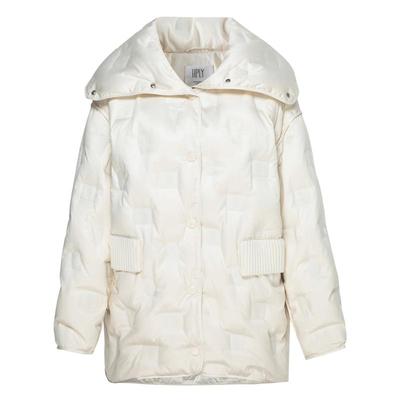 【反季直降】HPLY荷比俪冬季新款女轻盈鹅绒中长款海军领羽绒外套