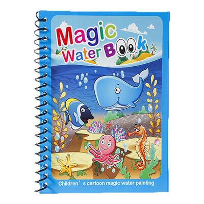 神奇水画本清水反复涂色益智