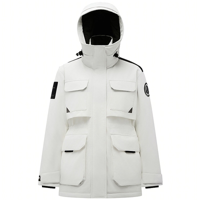 波司登2025新款冬季鹅绒羽绒服女士连帽短款时尚极寒宽松工装保暖