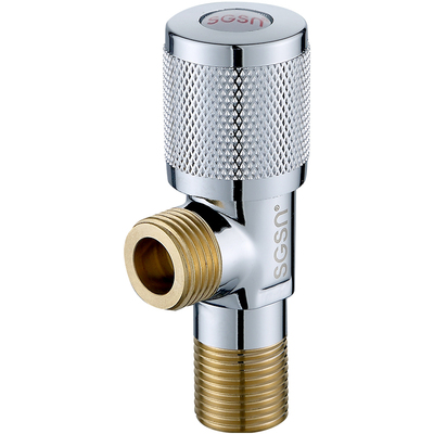 三角阀全铜加厚冷热水4分开关