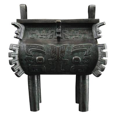 禹方鼎摆件开业礼品仿古青铜器