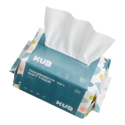 可优比婴儿加厚柔巾100抽