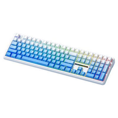 狼蛛F108三模客制化机械键盘