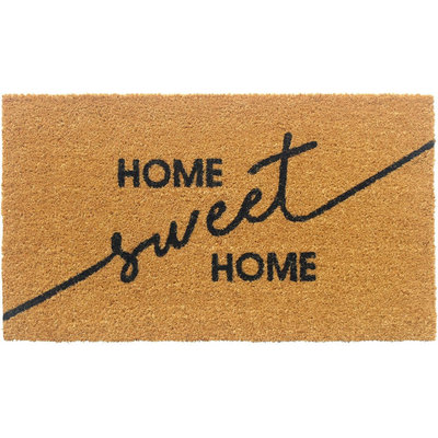印度进口椰棕门垫北欧简约入户门口门厅进门甜蜜之家除尘蹭土脚垫