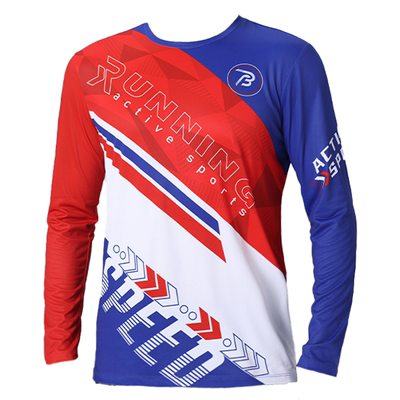 破三马拉松速干男女装新款 春夏季运动跑步长袖T恤专业训练服上衣