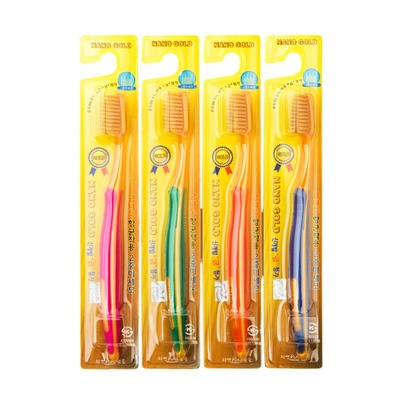 金牙刷1支牙刷nanogold不伤牙龈