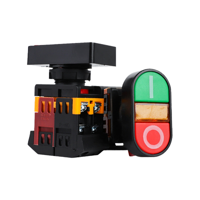 双位钮APBB-22N 椭圆双头式带灯按钮开关PPBB-30方形AS-22 高品质