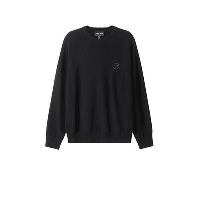 GA阿玛尼圆领长袖针织衫