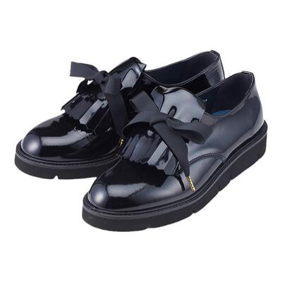 haruta日本进口蝴蝶结流苏制服鞋